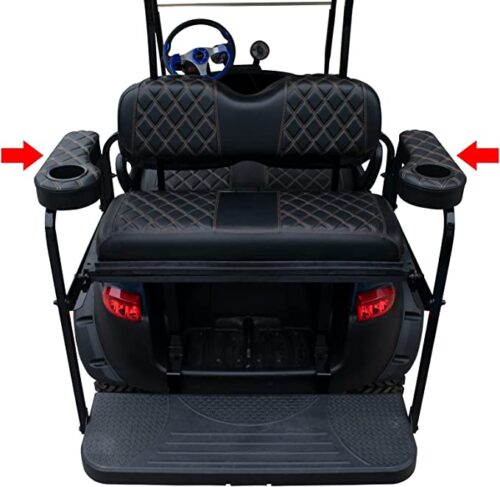 NOKINS Newly Designed Golf Cart Rear Seat Flip Arm Rest – Home of Cart ...